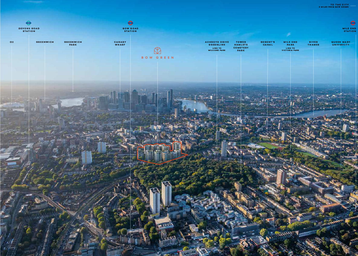 Bow Green | New Build Homes Bow | Berkeley Developments