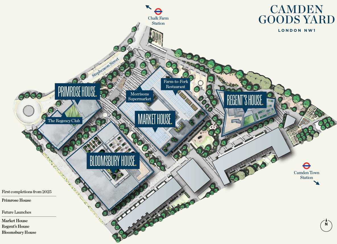 Camden Goods Yard | New Build Homes Camden | Berkeley Developments