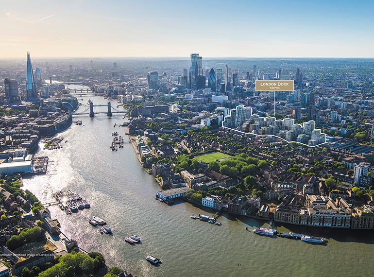 London Dock | New Build Homes Wapping | Berkeley Developments