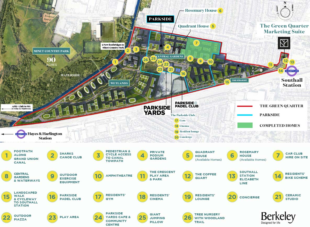 The Green Quarter New Build Homes West London Berkeley Developments