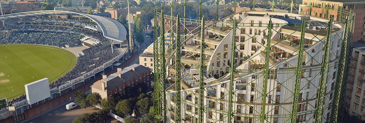 Berkeley Tops 200 Homes Inside World Famous Oval Gasholder