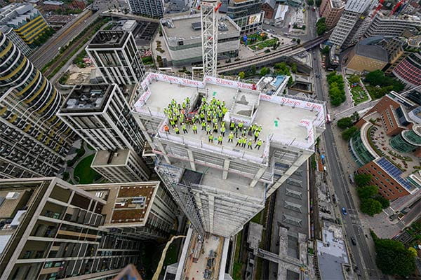 Topping Out Marks Major Milestone at White City Living